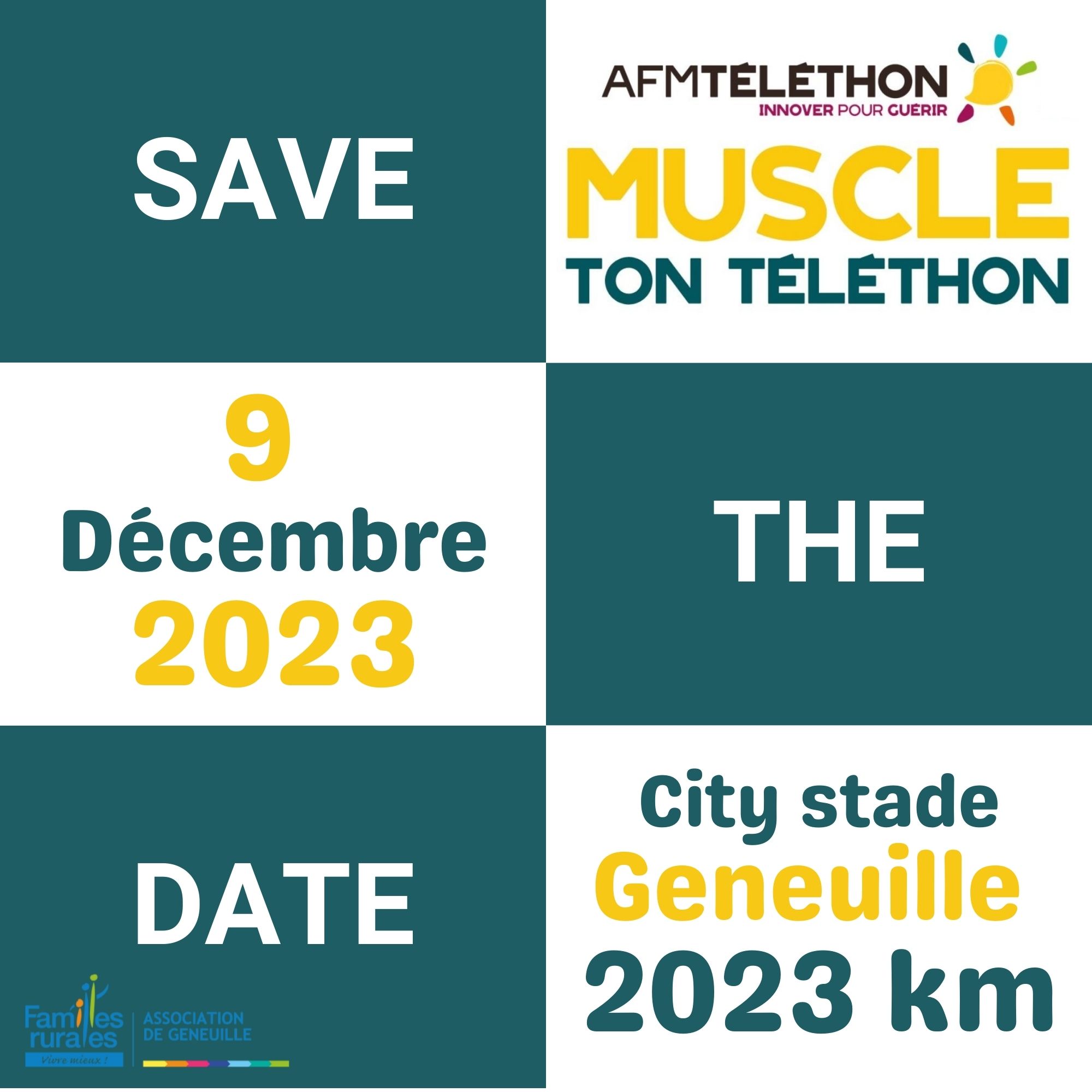 Course Solidaire - Téléthon 2023 - Muscle ton Téléthon